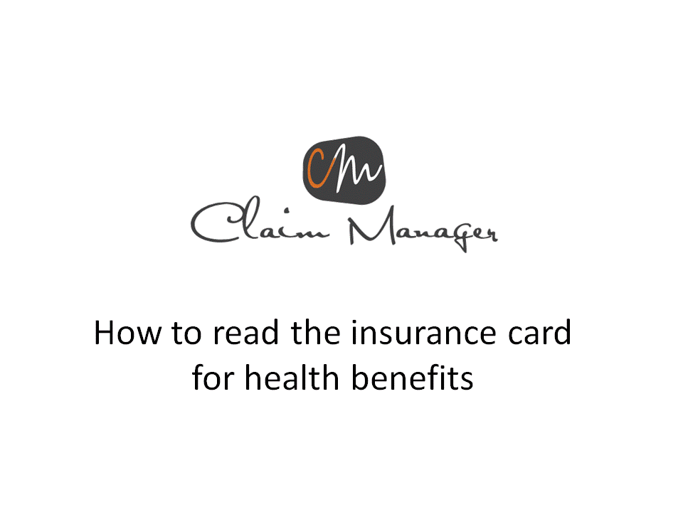 6. Insurance cards - Claim Manager
